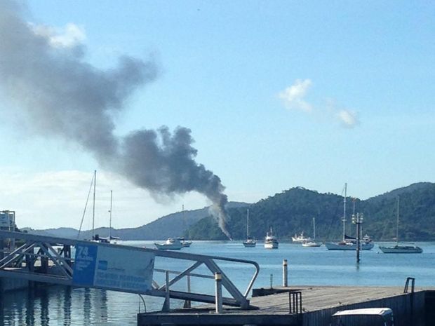Owner burnt, boat sinks after it caught fire at Whitsundays - News ...