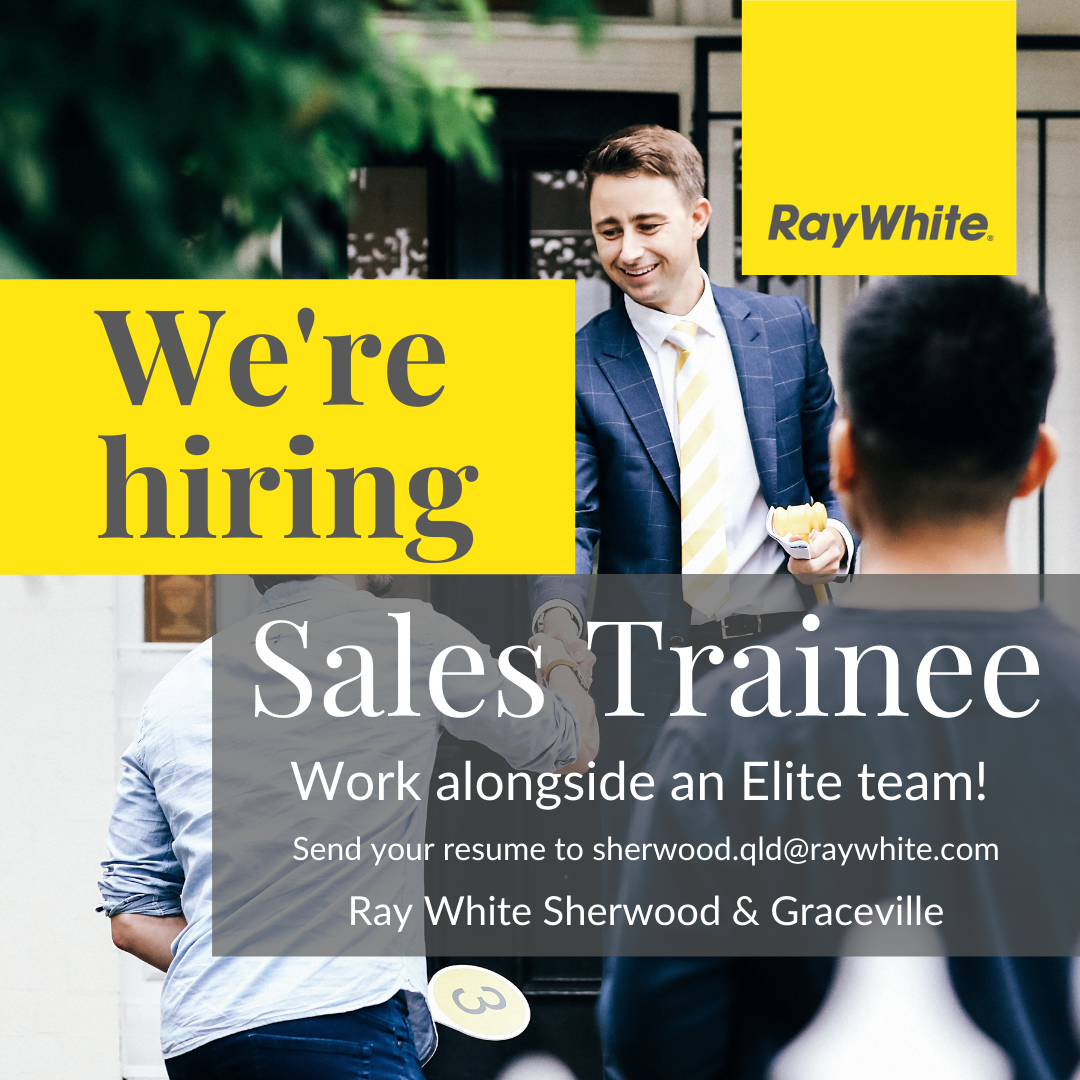 CAREER OPPORTUNITY: Sales Trainee - News - Ray White Sherwood | Ray ...