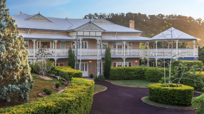 This Brookfield home is so large, 1.6kms worth of recycled timber was ...
