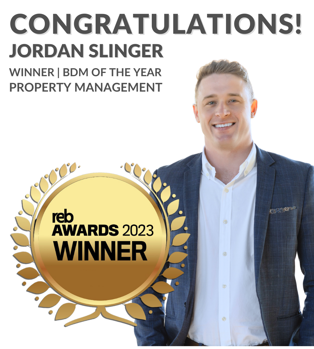 BDM of the year 2023, Jordan Slinger – REB Awards 2023 - News - Ray ...
