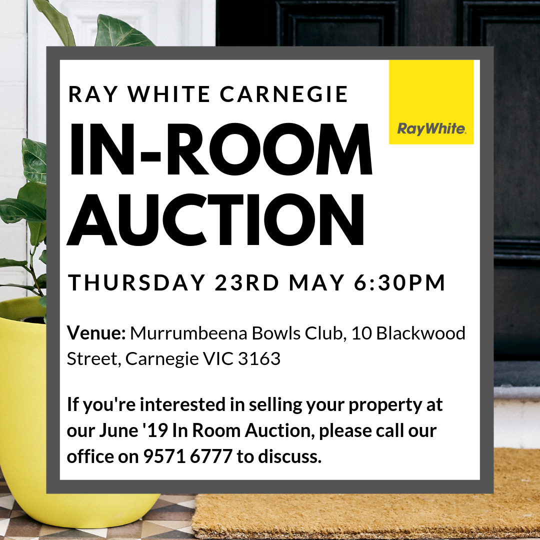 In Room Auction – Ray White Carnegie - News - Ray White Carnegie