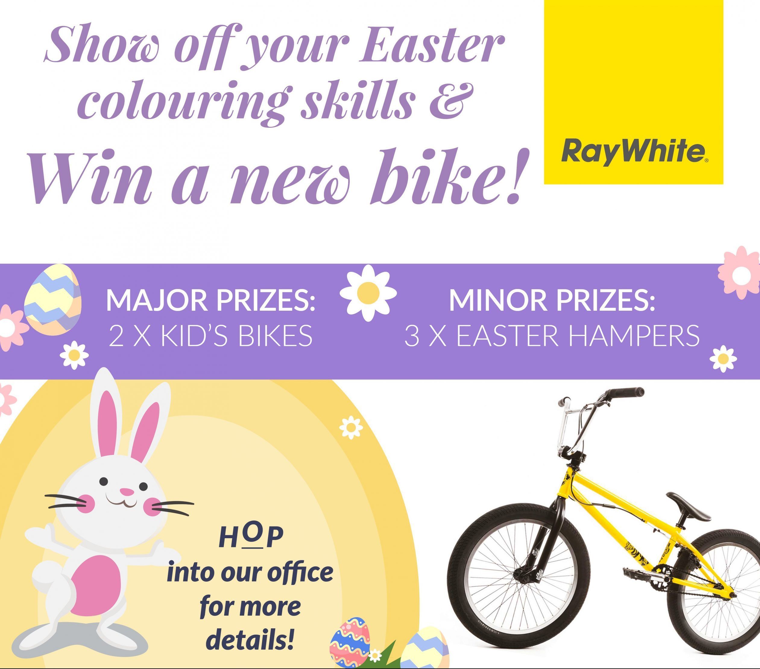 RIDE AWAY ON A BRAND NEW BIKE WITH RAY WHITE RESERVOIR’S EASTER ...