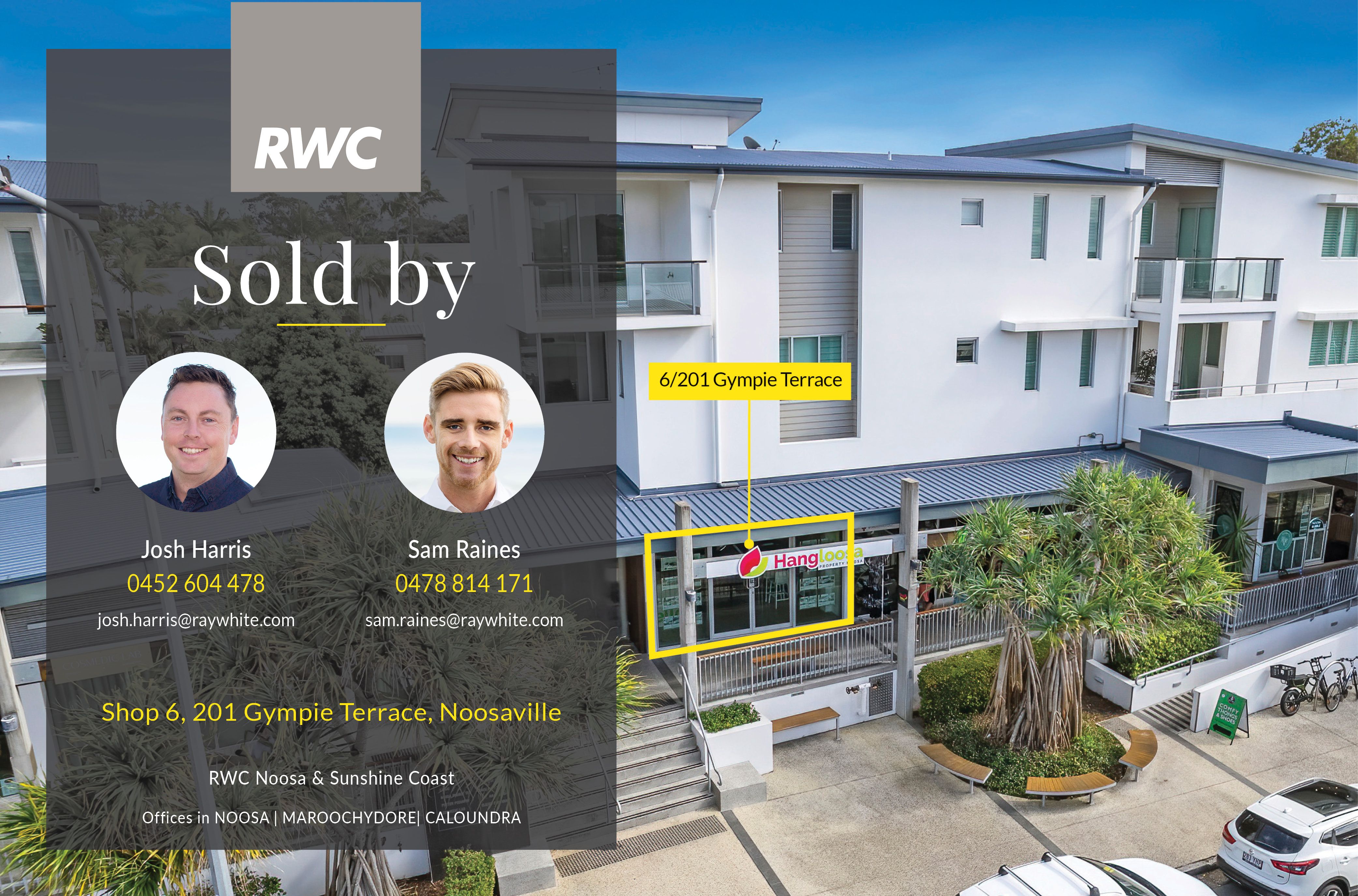 Shop 6/201 Gympie Terrace, Noosaville, QLD 4566 - Sold Retail - RWC ...