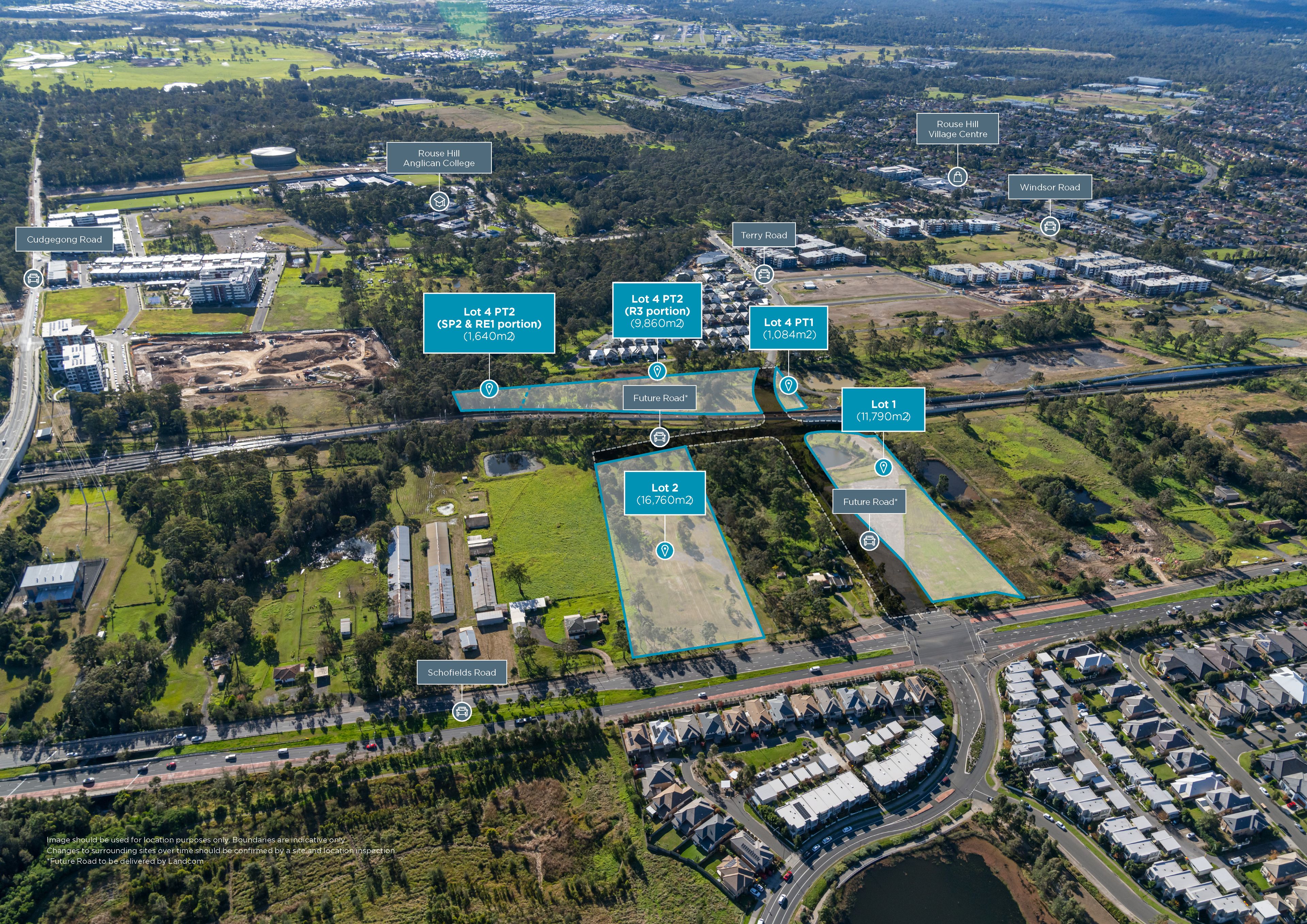 Land on 93 Schofields Road, Rouse Hill and land on Cudgegong and Terry ...