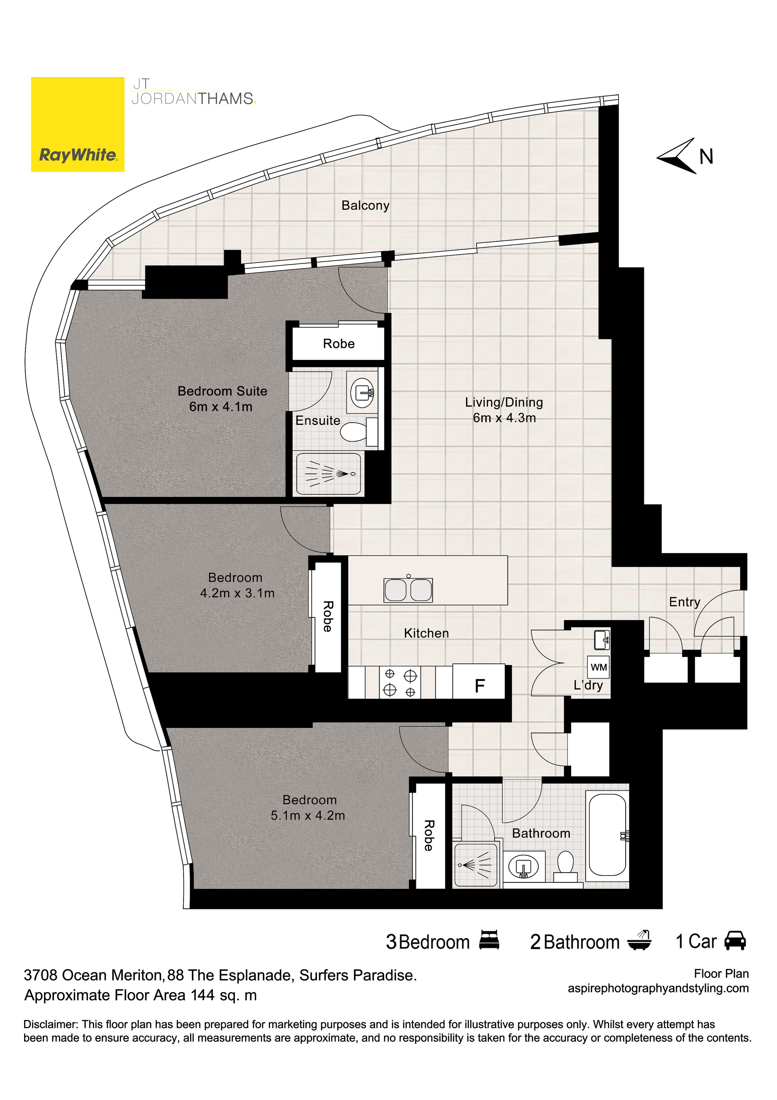 3708/88 The Esplanade, Surfers Paradise, QLD – Home For Sale • Ray White